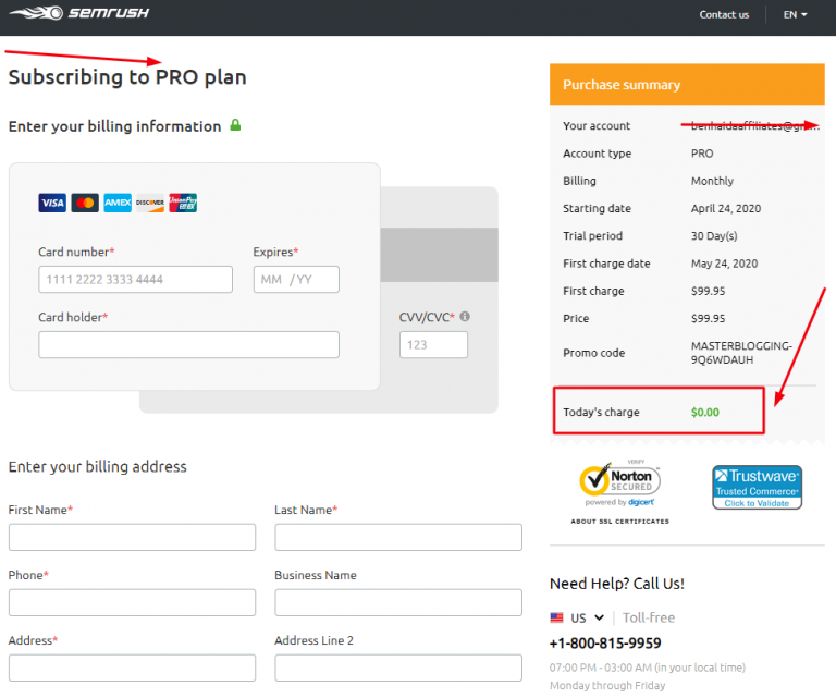 SEMrush Free Trial - Experience SEMrush For 7 Days Jan 2024 ! 🤗